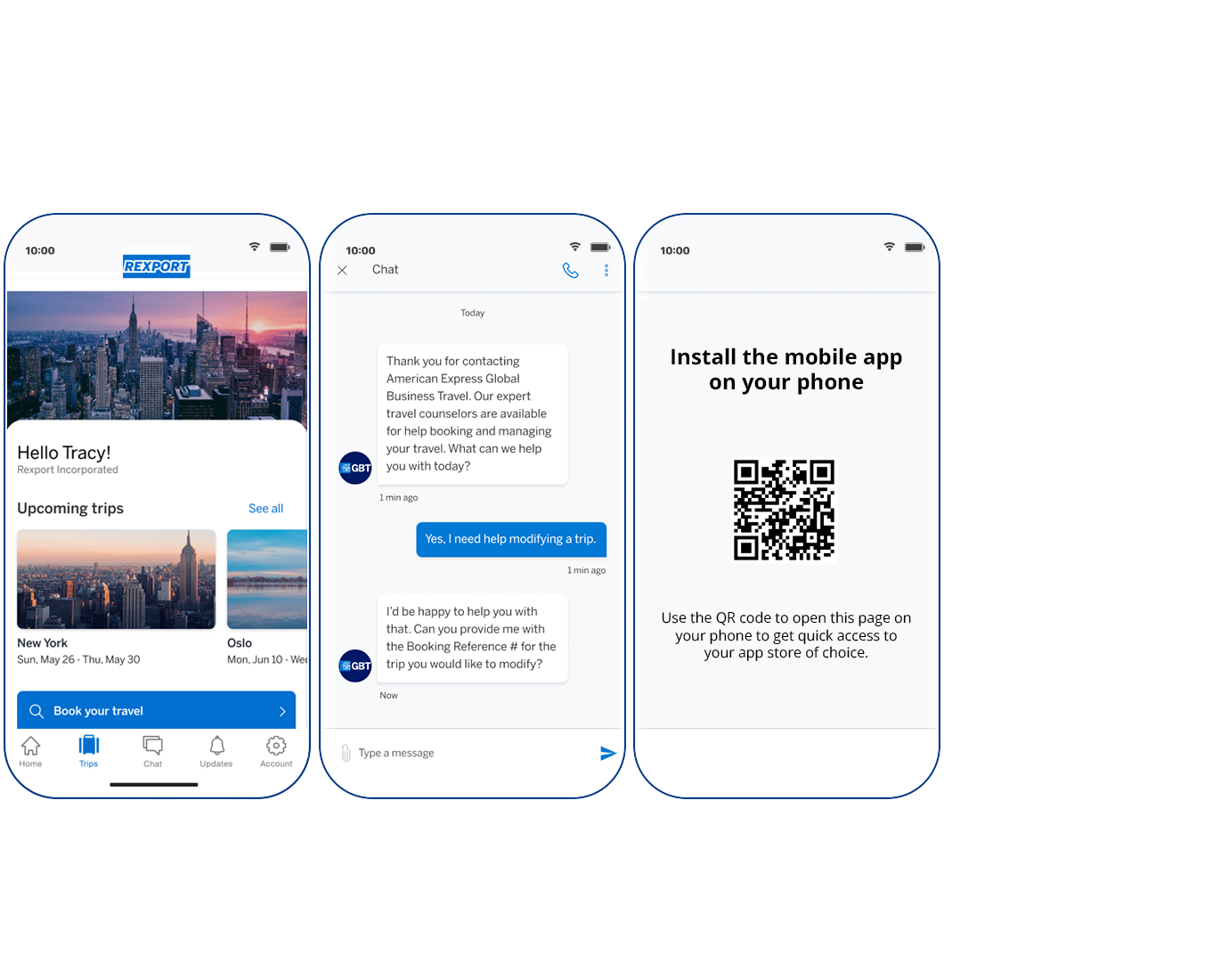 Business Travel App | Amex GBT
